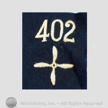 Mark with WWI Enlisted Squadron Patch : 402nd Air | #360717