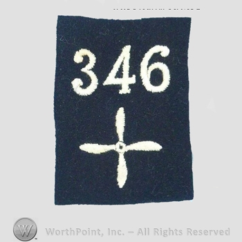 Mark with WWI Enlisted Squadron Patch : 346th Air | #360741