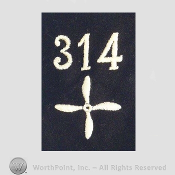 Mark with The number "314" and a propeller. | #360753
