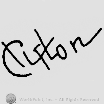 Mark with The word "Clifton". | #36301