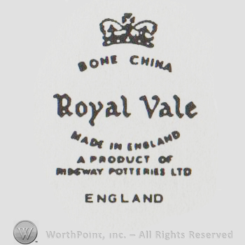 Royal Vale China Marks