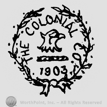 Mark with An eagle's head, a wreath and the text | #36376