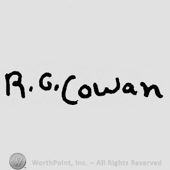 Mark with The text "R.G. Cowan". | #36520