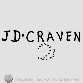Mark with The text "J D. CRAVEN". | #36551