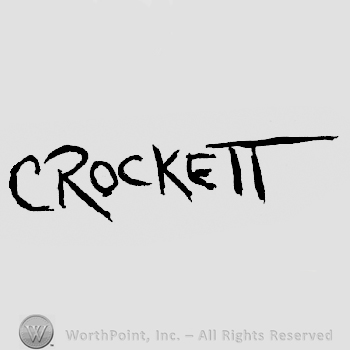 Mark with The word "CROCKETT". | #36579