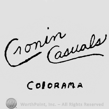 Mark with The text "Cronin Casuals COLORAMA". | #36599