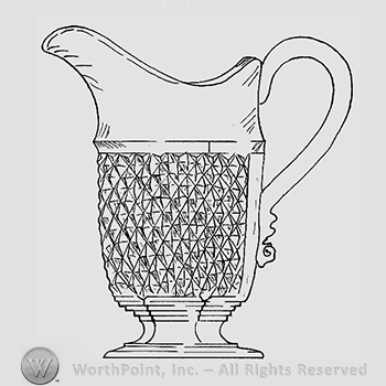 Mark with Glass pattern: Stepped Diamond-Point; | #366058