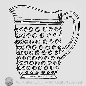 Mark with Glass pattern: Hobnail with Line Band; | #366099