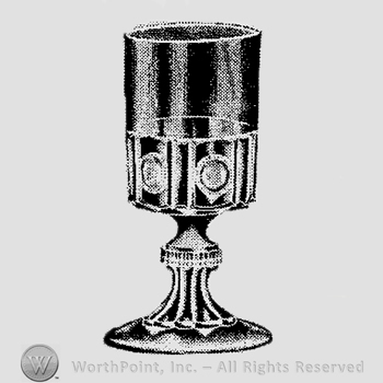 Mark with Glass pattern: Coin; wine glass. | #366256