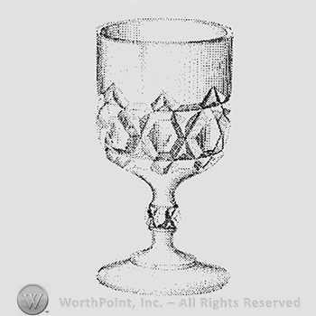 Mark with Glass pattern: Red Block; wine glass. | #366291