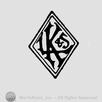 Mark with Monogram of letters "LKS", a diamond | #36636