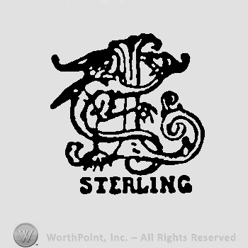 Mark with The letter "L", a snake and the word | #36654