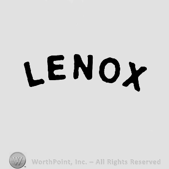 Mark with The word "LENOX". | #36657