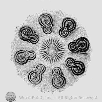 Mark with Glass pattern: The Jefferson; plate. | #366666