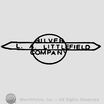 Mark with The text "L.A. LITTLEFIELD SILVER | #36676