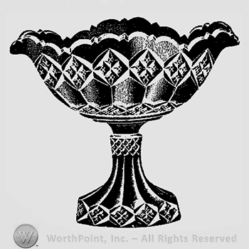Mark with Imperial Glass Pattern: No. 1; footed | #366949