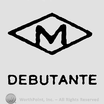 Mark with The letter "M", a diamond and the word | #36700