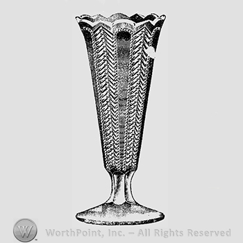 Mark with Imperial Glass Pattern: No. 54; vase. | #367008