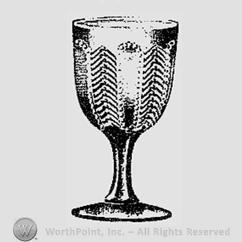 Mark with Imperial Glass Pattern: No. 54; goblet. | #367015