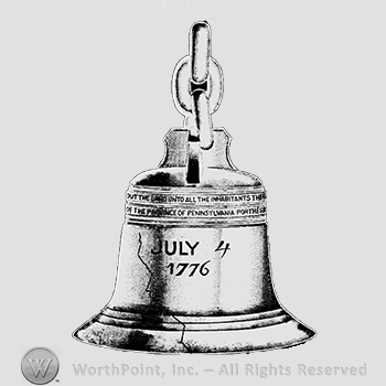 Mark with Glass pattern: Liberty Bell; bell. | #367148