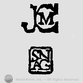 Mark with The monogram of letters "JCM", a square | #36715