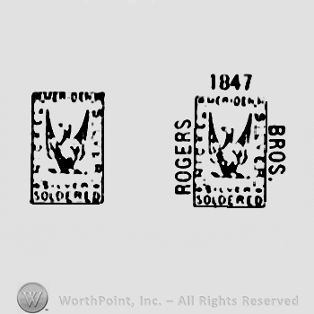 Mark with The text "1847 ROGERS BROS.", two | #36759