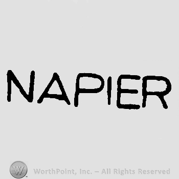 Mark with The word "NAPIER". | #36859