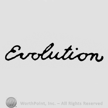 Mark with The word "EVOLUTION". | #36862
