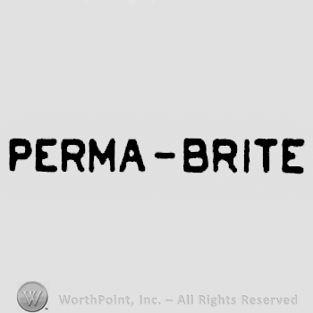Mark with The words "PERMA-BRITE". | #36878