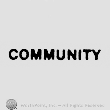 Mark with The word "COMMUNITY". | #36942