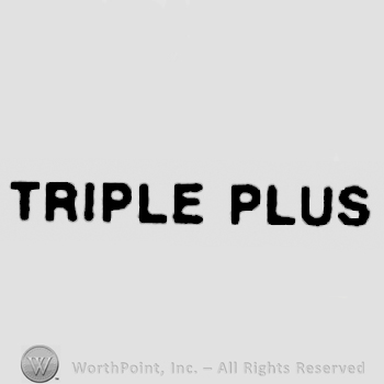 Mark with The words "TRIPLE PLUS". | #36958
