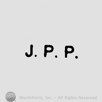 Mark with The letters "J P. P.". | #37010