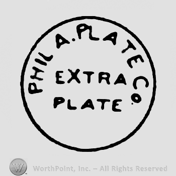 Mark with The text "PHILA PLATE CO. EXTRA PLATE" | #37014