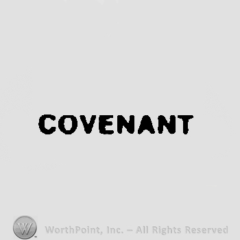Mark with The word "COVENANT". | #37054