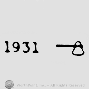 Mark with The number "1931" and an axe. | #37083