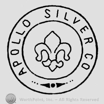Mark with A fleur-de-lis, the text "APOLLO SILVER | #37121