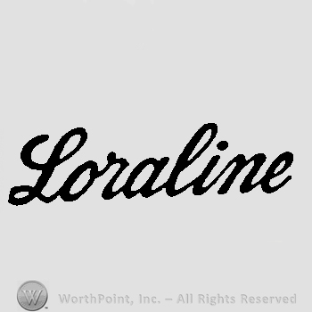 Mark with The word "Loraline". | #37126