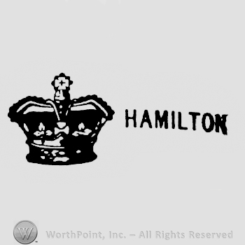 Mark with A crown and the word "HAMILTON". | #37190