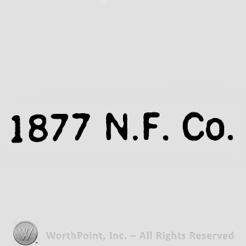 Mark with The number "1877" and the text "N.F. | #37230