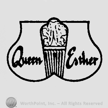 Mark with A symbol and the words "Queen Esther". | #37272