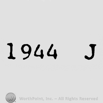 Mark with The number "1944" and the letter "J". | #37452