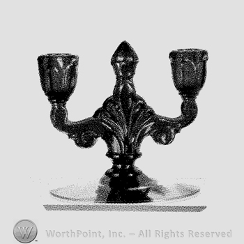 Mark with Glass pattern: Trident; candlestick. | #374584