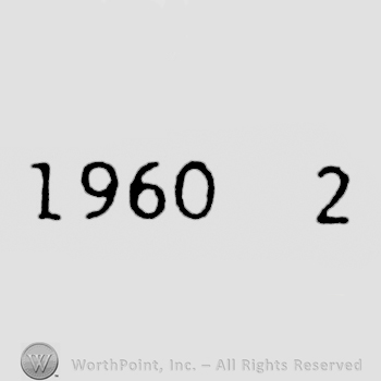 Mark with The numbers "1960 2". | #37468