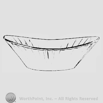 Mark with Glass pattern: Coarse Rib; preserve. | #374910