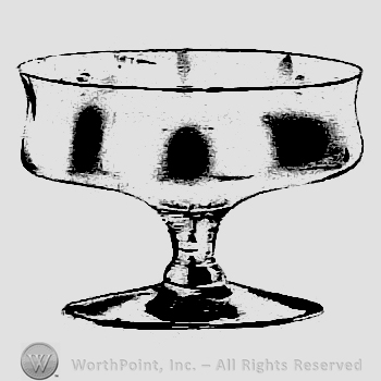 Mark with Glass pattern: Gayoso; sherbet. | #375766