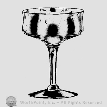 Mark with Glass pattern: Gayoso; champagne. | #375767
