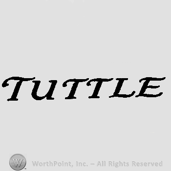 Mark with The text "TUTTLE". | #37620