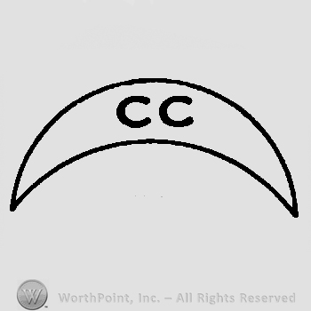 Mark with A crescent and the letters "CC". | #37622