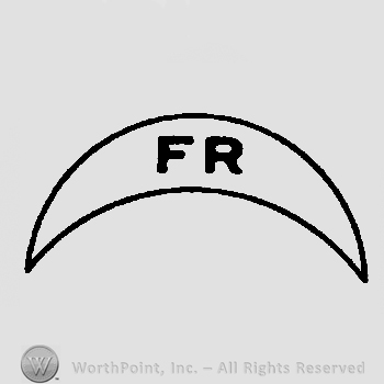 Mark with A crescent and the letters "FR". | #37626