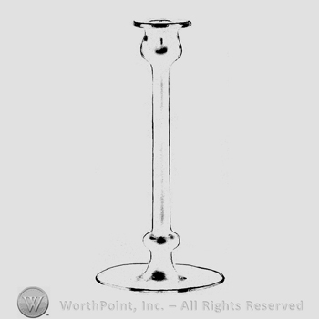 Mark with Glass pattern: Wellington; candlestick. | #376437